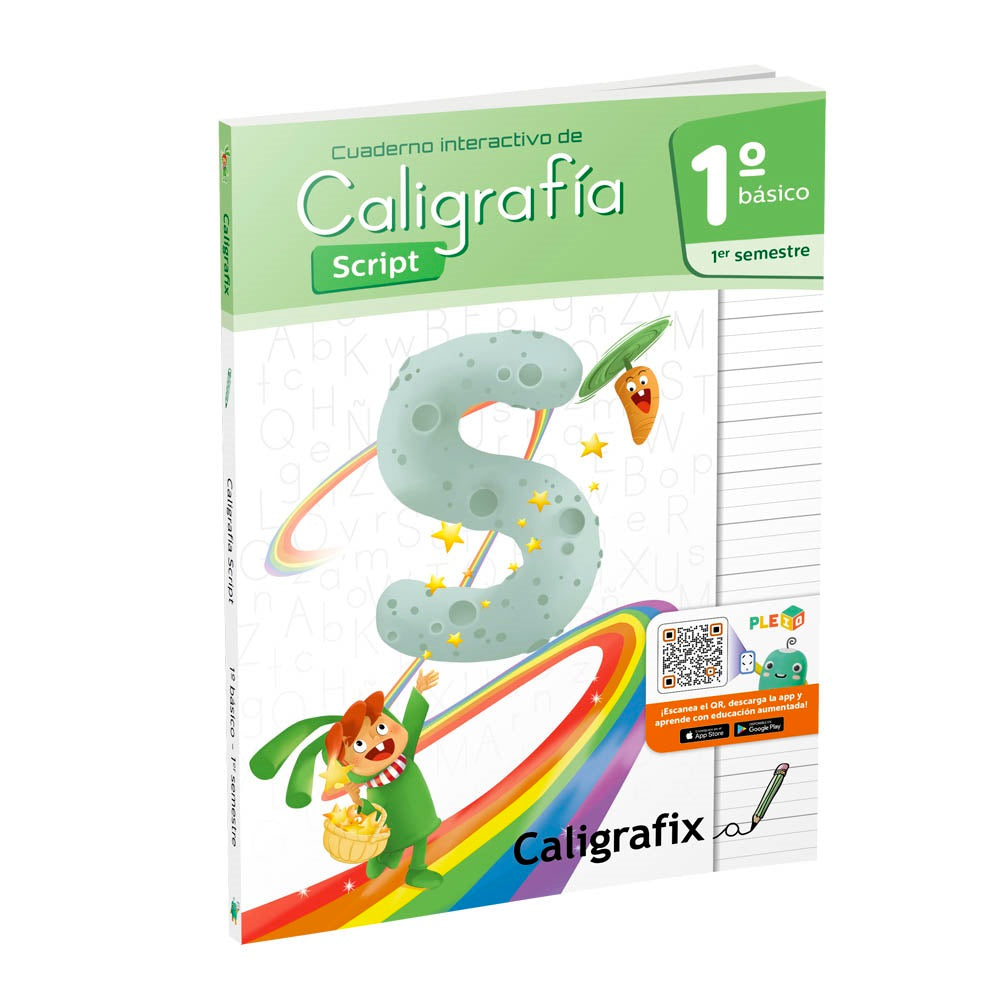 Caligrafix Cuaderno Caligrafia Script 1 Basico 1 Semestre La Princesita 